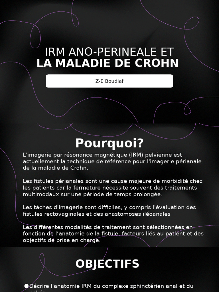 IRM périanale et fistules de Crohn | PDF | Imagerie par résonance ...