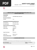 Great Value Bleach MSDS Sheet | PDF | Personal Protective Equipment | Water