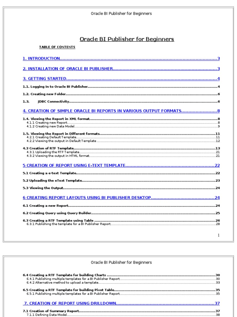 Oracle Bi Publisher For Beginners Pdf Parameter Computer