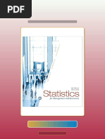 Statistics For Management | PDF | Business | Self-Improvement