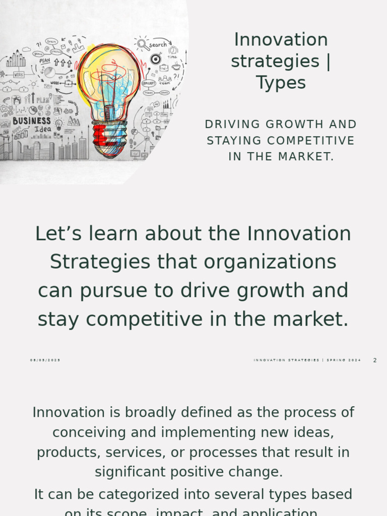 Innovation Strategies To Stay Competitive | PDF | Brainstorming ...