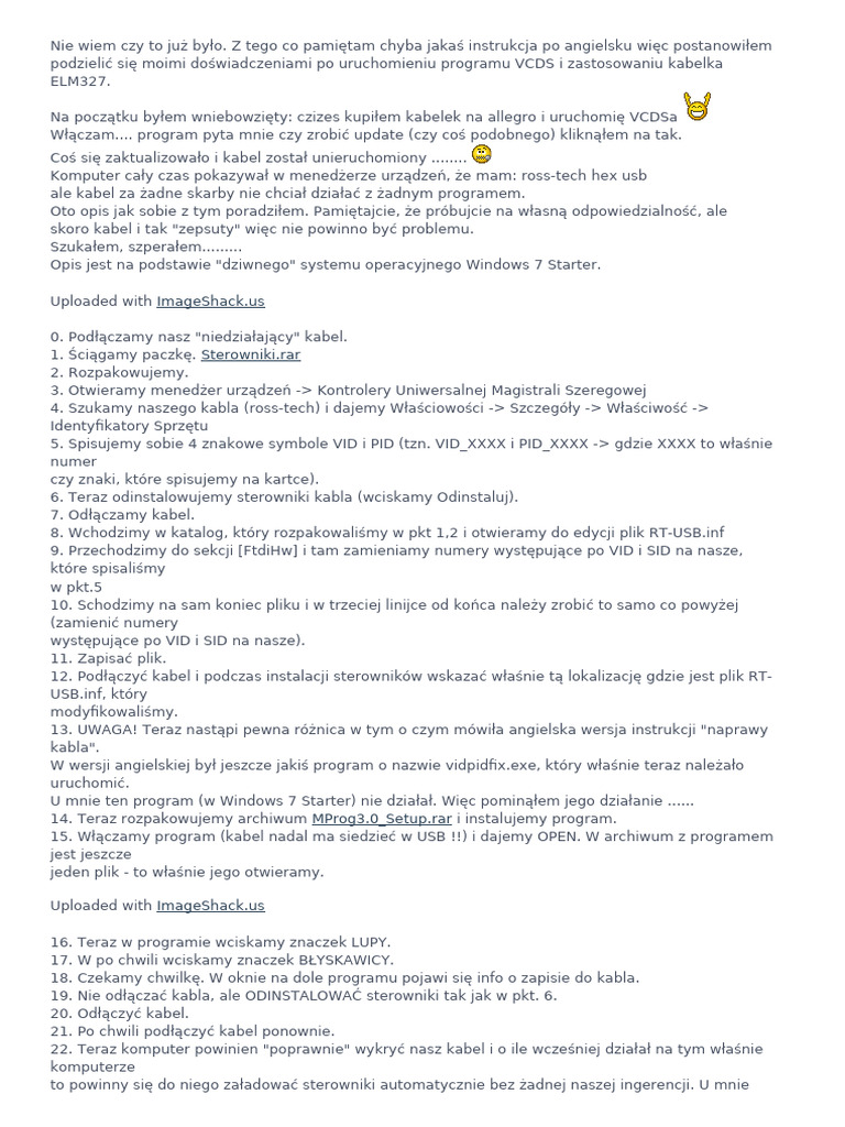 VCDS Instalacja | PDF