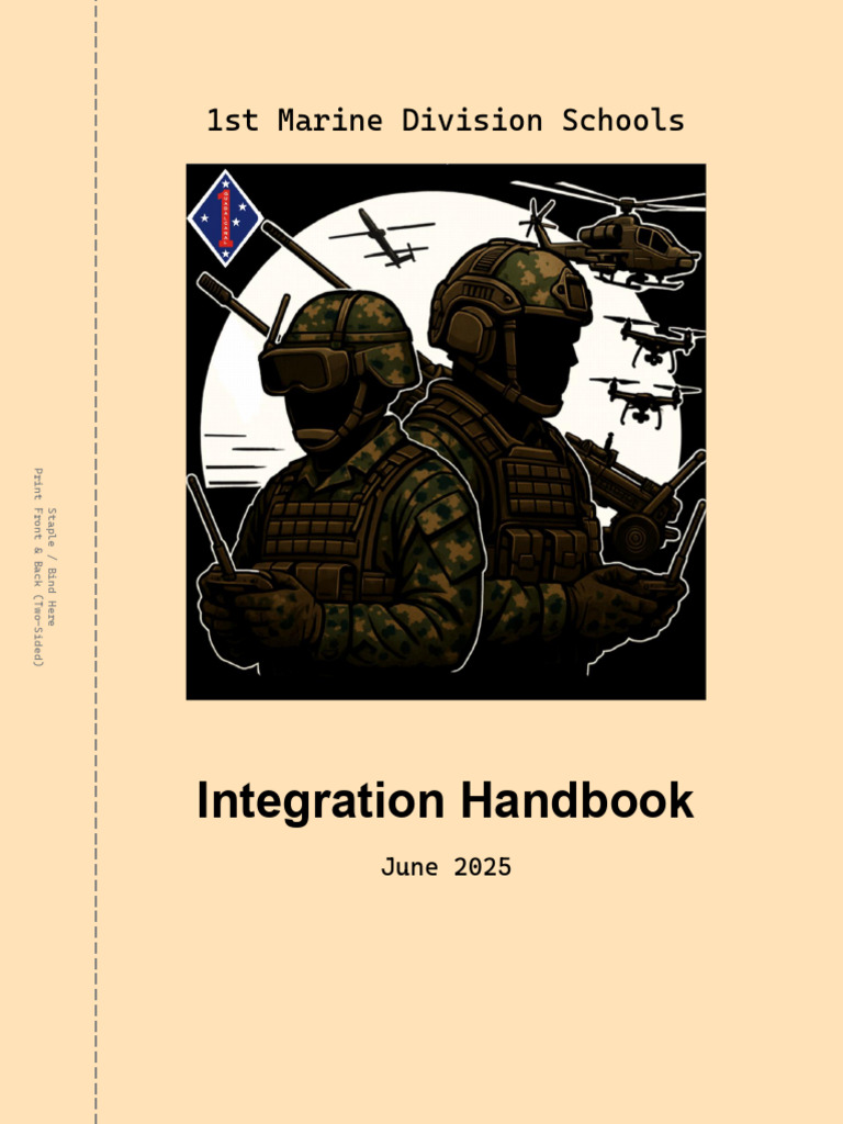 1st Marine Division sUAS Integration Handbook | PDF | Reconnaissance ...