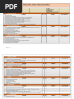Canteen Inspection and Hygiene Checklist | PDF | Refrigerator | Foods