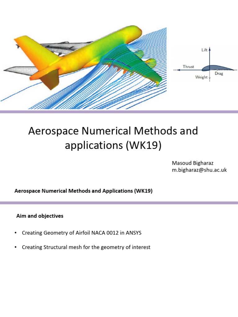 Aerospace Numerical Methods and Aplications (WK19) | PDF | Airfoil ...