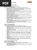 ISO 9001:2015 Scope Statement Examples | PDF | Quality Management ...