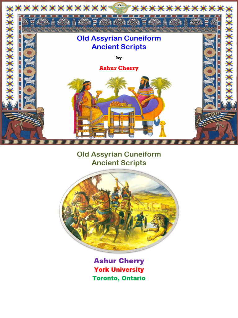 Old Assyrian Cuneiform - Ancient Scripts (English) | PDF | Cuneiform