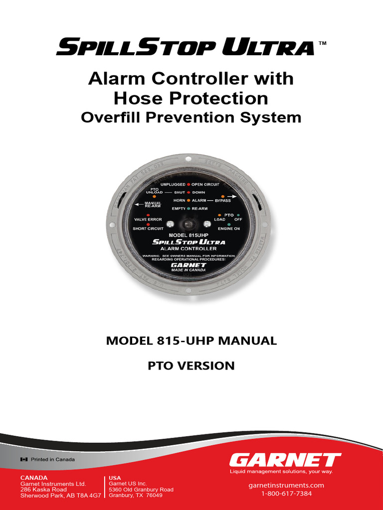 815 UHP PTO Manual - v8.5 | PDF | Electrical Connector | Switch