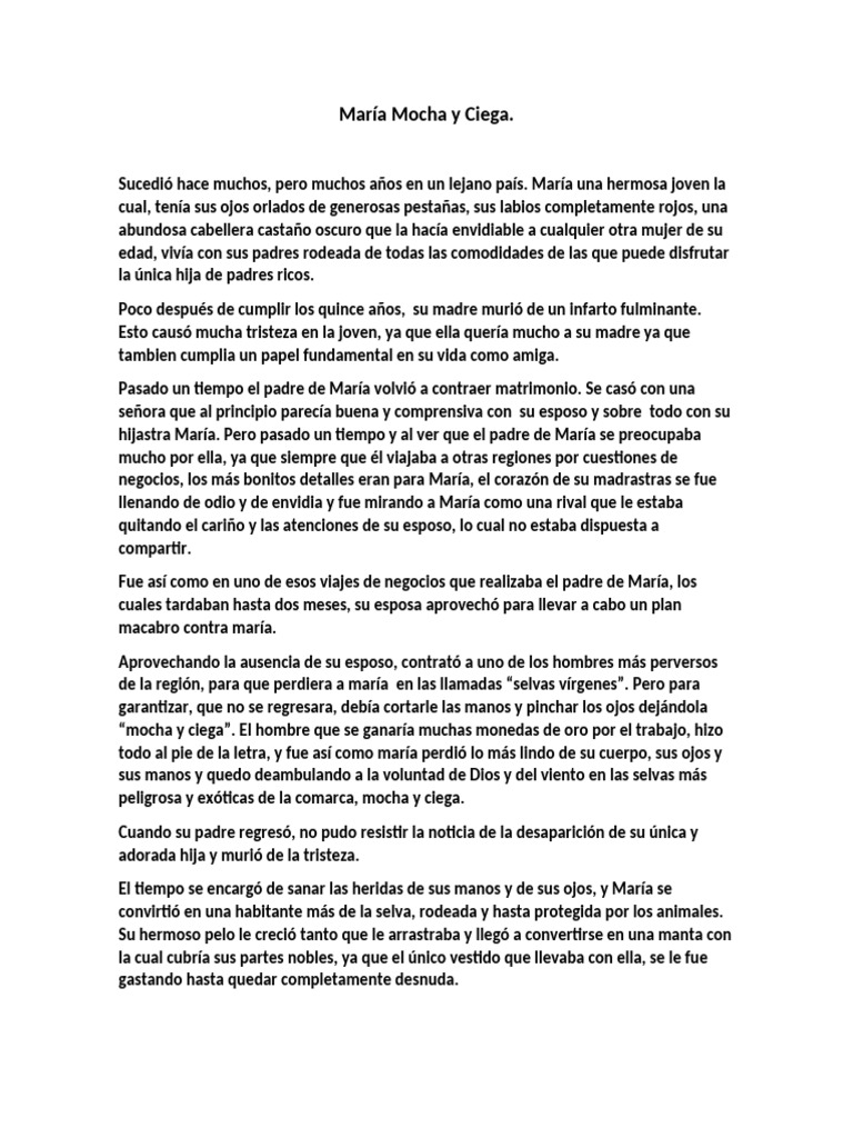 María Mocha y Ciega | PDF | María, madre de Jesús