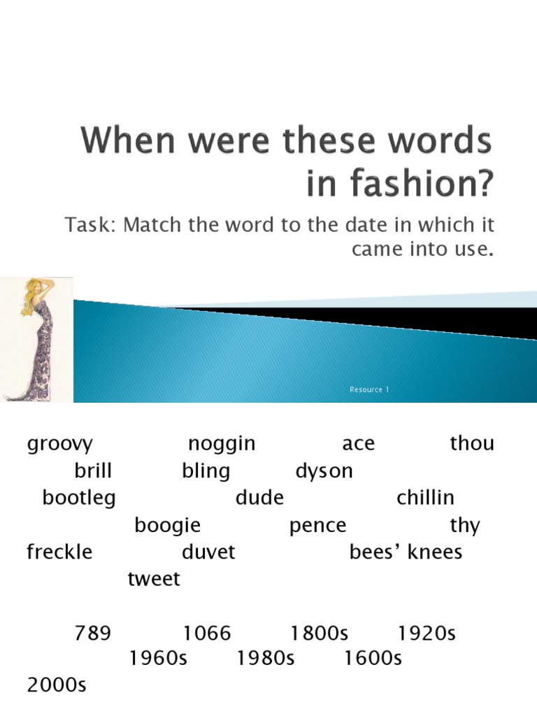 Word Origins and Usage Dates Guide | PDF | Foreign Language Studies