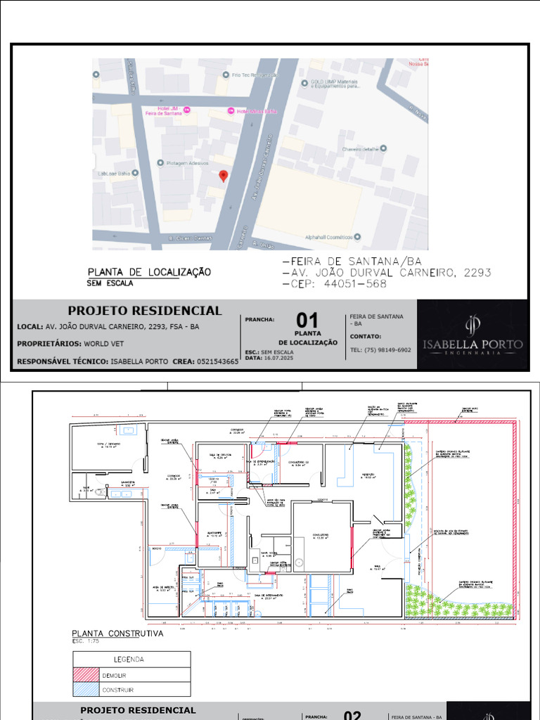 Projeto Executivo World Vet r01 | PDF