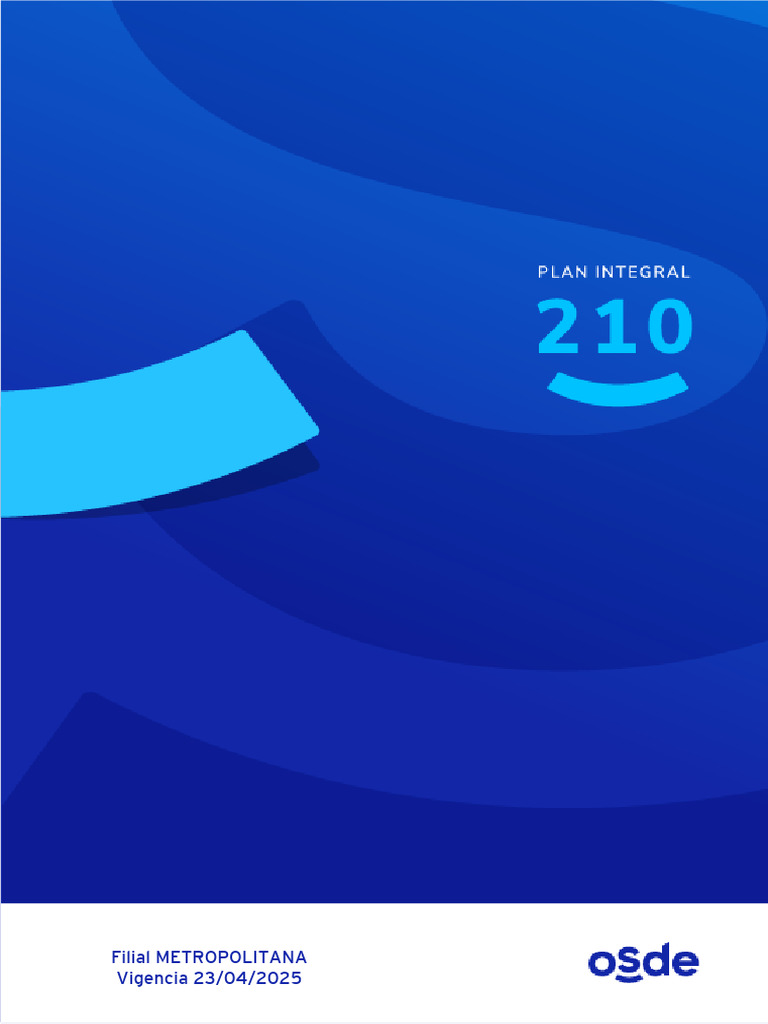 Cartilla Médica OSDE 210 2025 | PDF