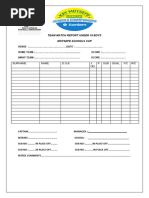 Score Sheet Soccer | PDF