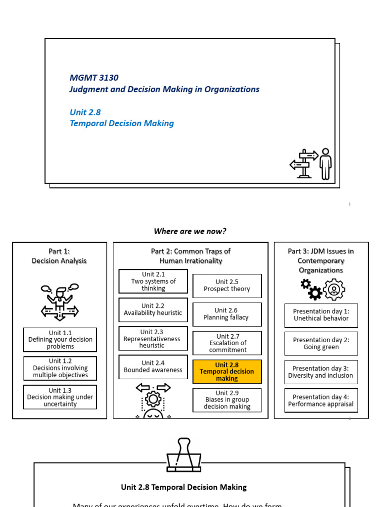Temporal Decision Making Insights | PDF | Delayed Gratification ...