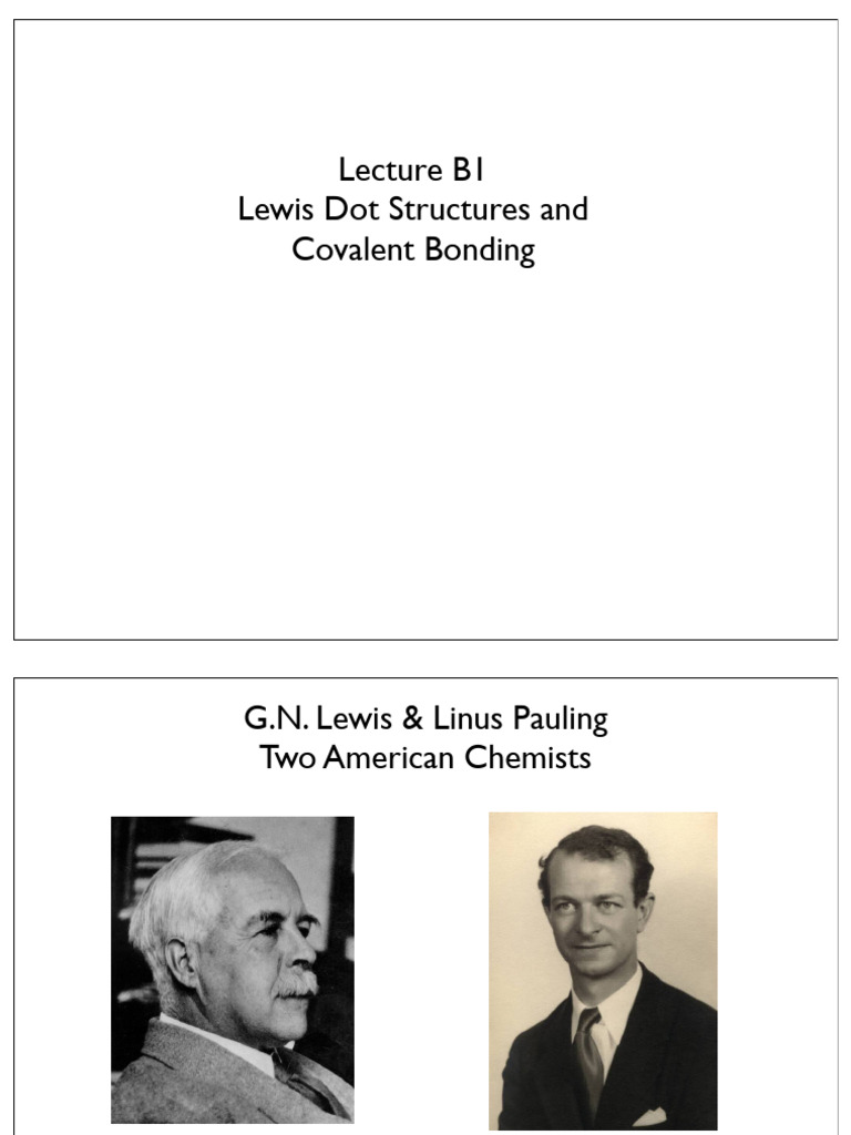 Lewis Dot Structures Overview | PDF | Chemical Polarity | Chemical Bond
