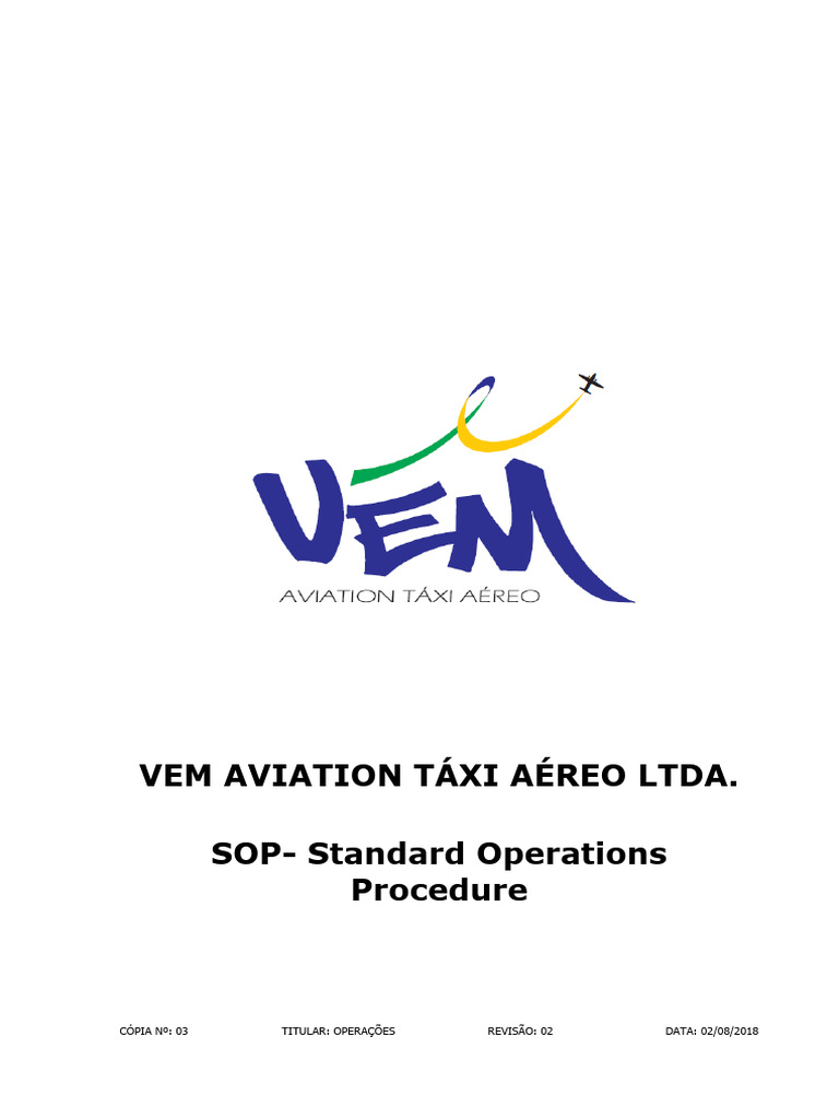 Sop Vem Aviation | PDF | Pista | Voo