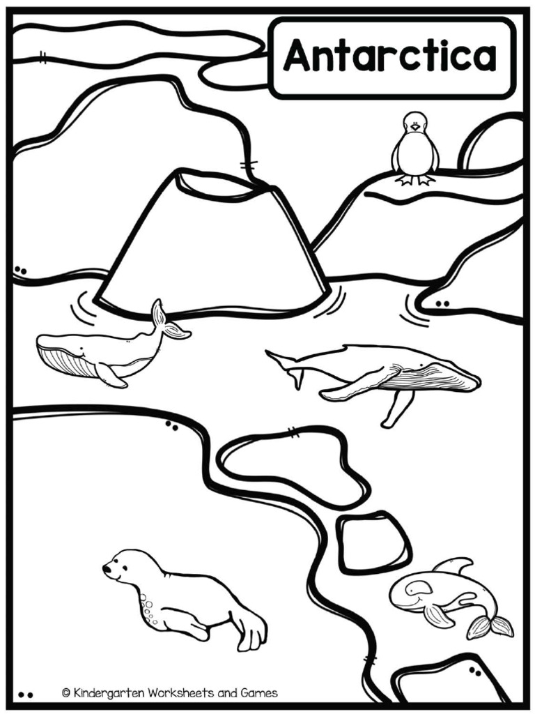 Antarctica Coloring Pages | PDF
