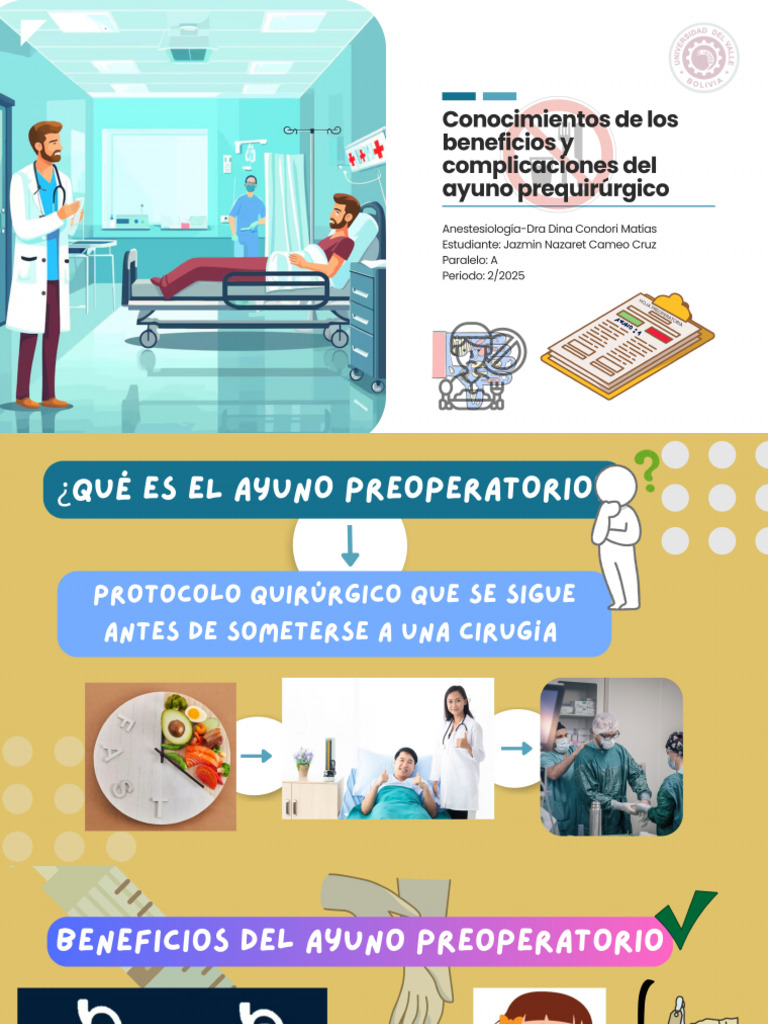 Ayuno Preoperatorio | PDF