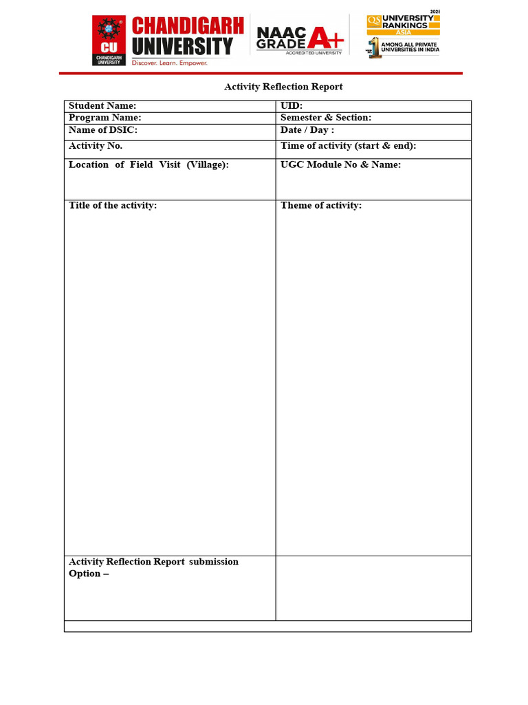 Weekly Report Format - SI 2025 123 | PDF