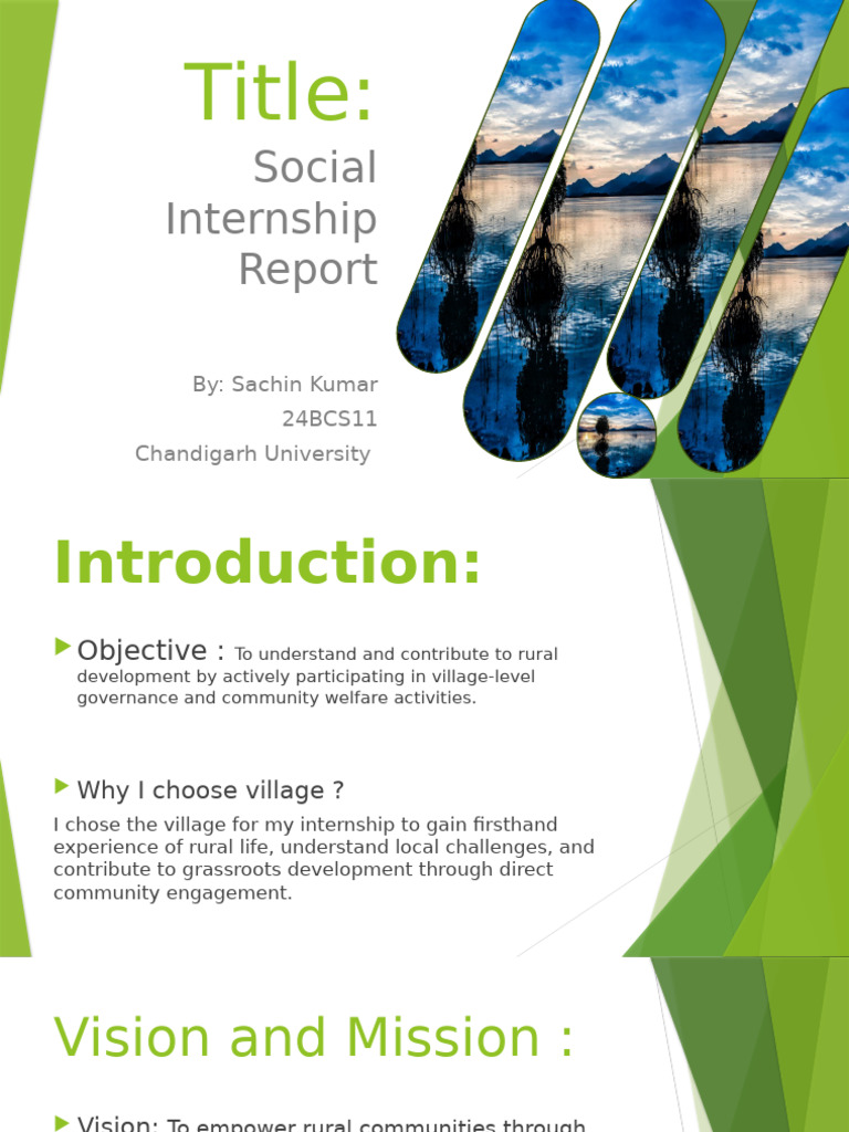 Social Internship Impact Report | PDF | Financial Inclusion | Social ...