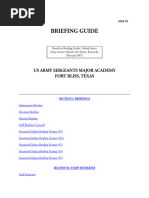 Types of Military Briefings Explained | PDF | Information | Evaluation
