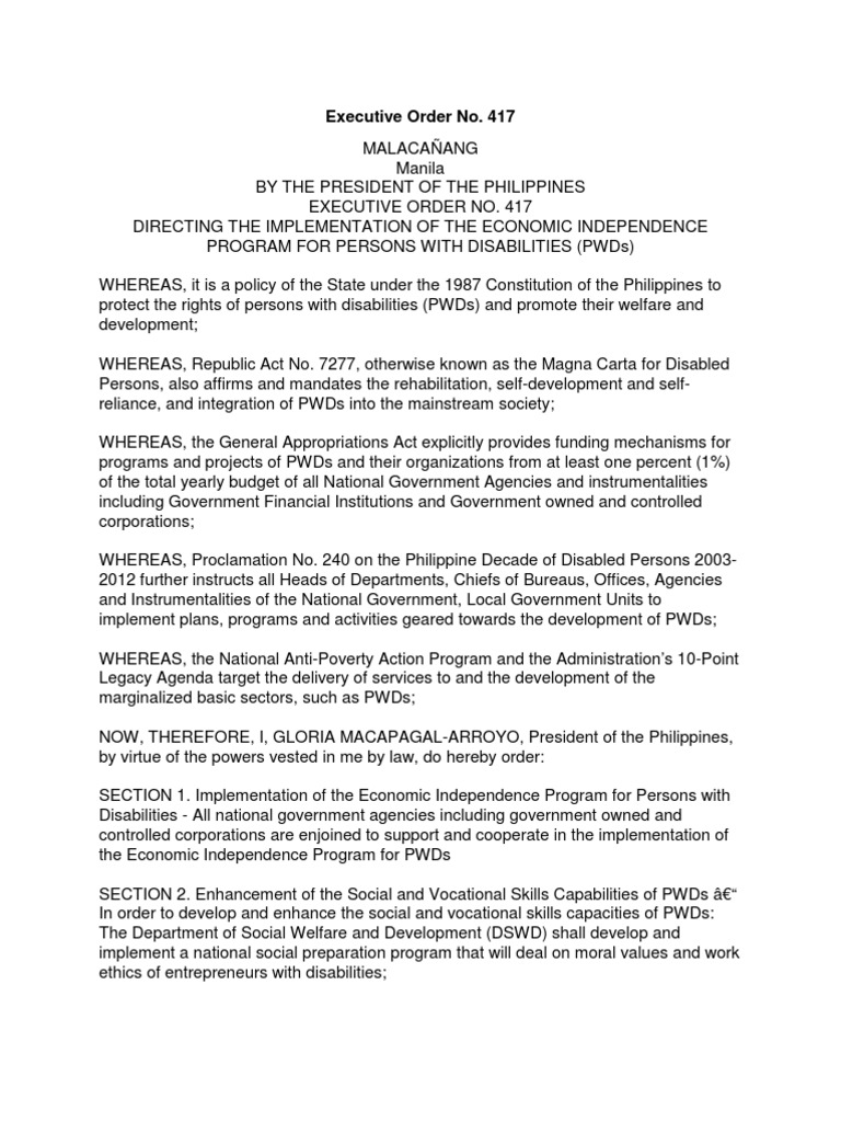 Executive Order No. 417, 2005 | Cooperative | Philippines