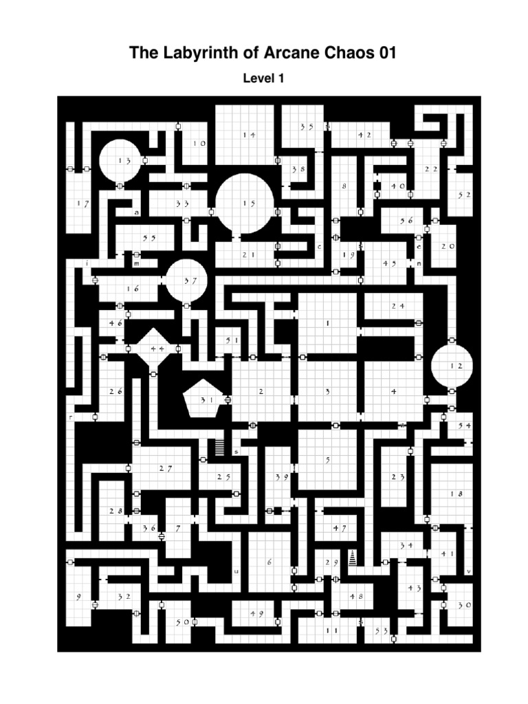 Earthmaw Trap in Arcane Dungeon | PDF | Door
