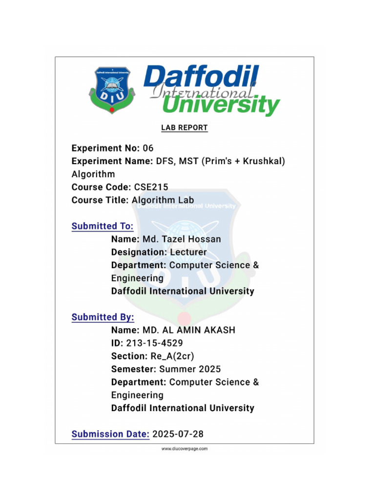 Lab06 - 213-15-4529 (Re - A 2C) | PDF | Theoretical Computer Science ...