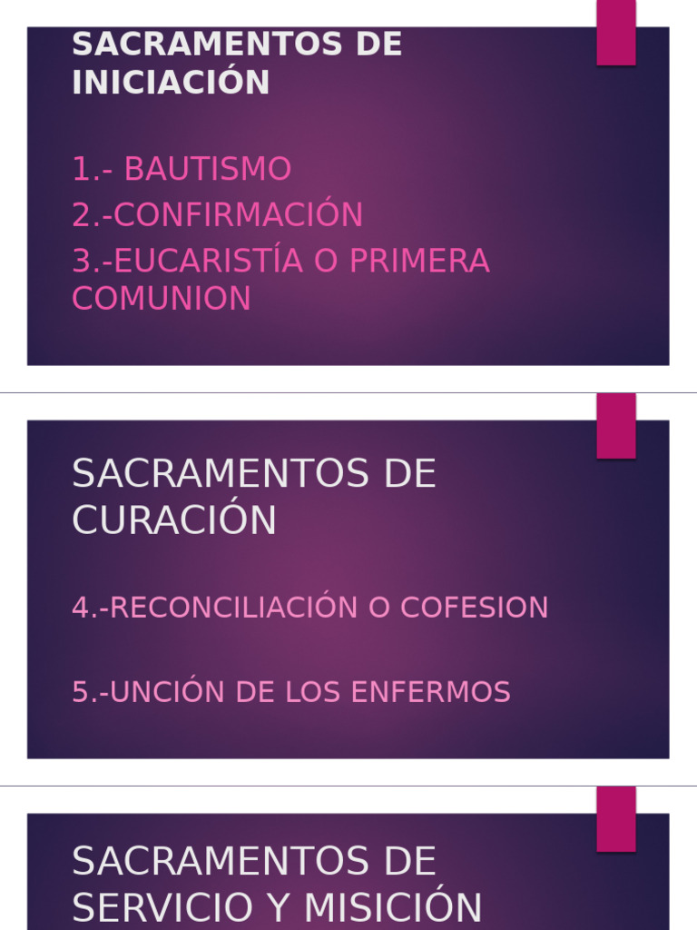 Sacramentos de Iniciación | PDF