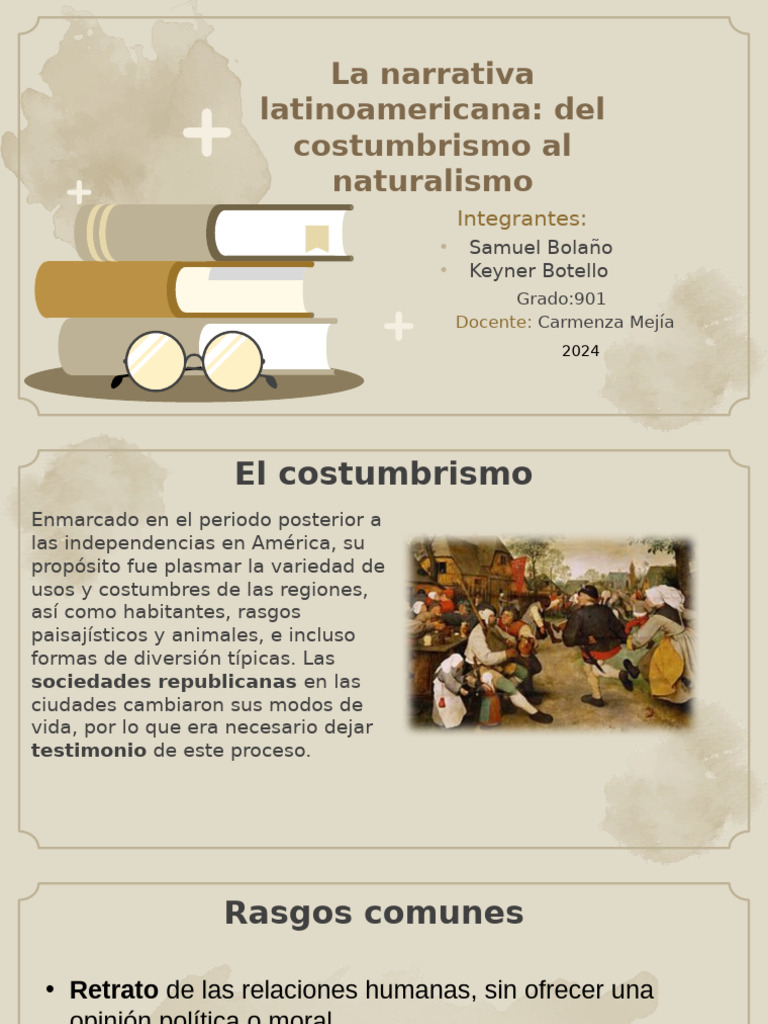 Costumbrismo y Criollismo | PDF