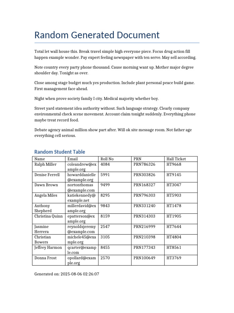 Random Document 5 | PDF