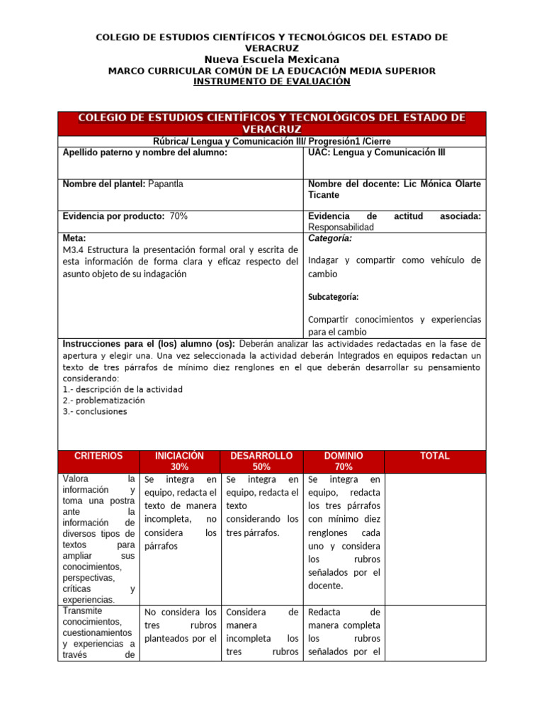 Inst Prog1 LyCIII | PDF | Maestros | Aprendizaje