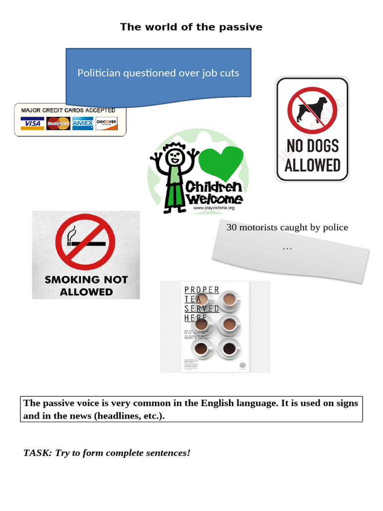 The Passive Voice Grammar Drills Reading Comprehension Exercises 41689 ...