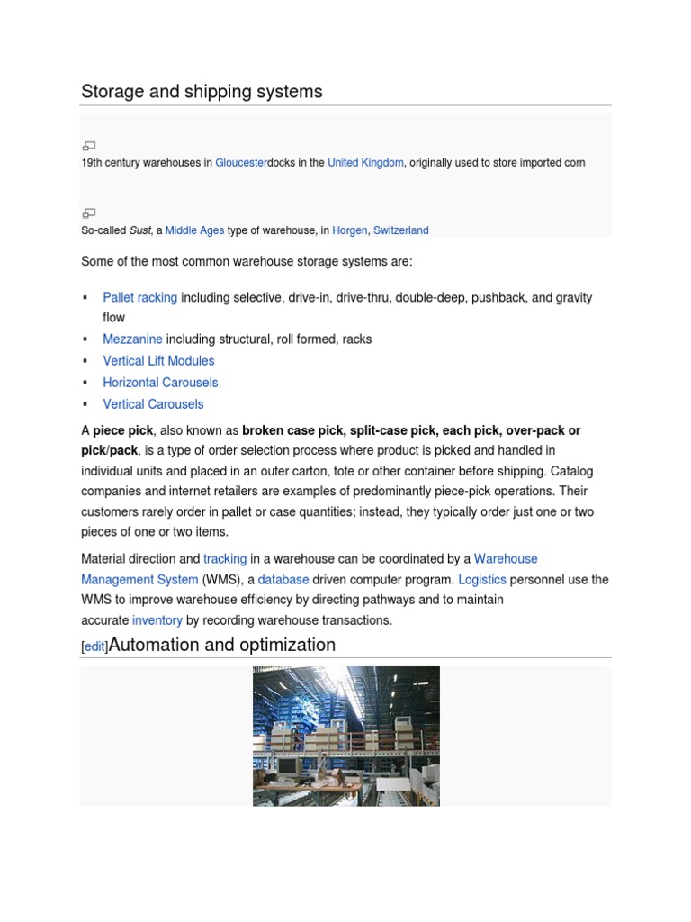 Raw Material Warehouse Storage Systems | PDF | Warehouse | Refrigeration