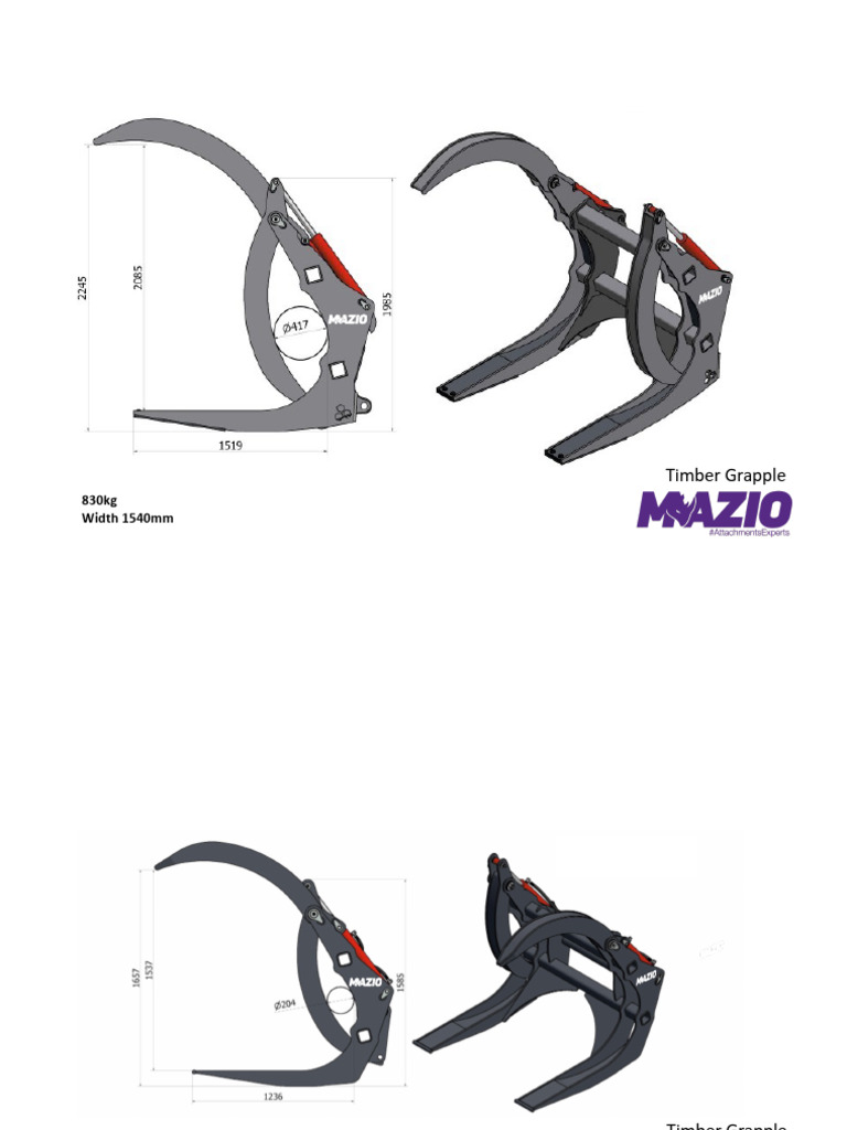 Front Loader Timber Grabber | PDF