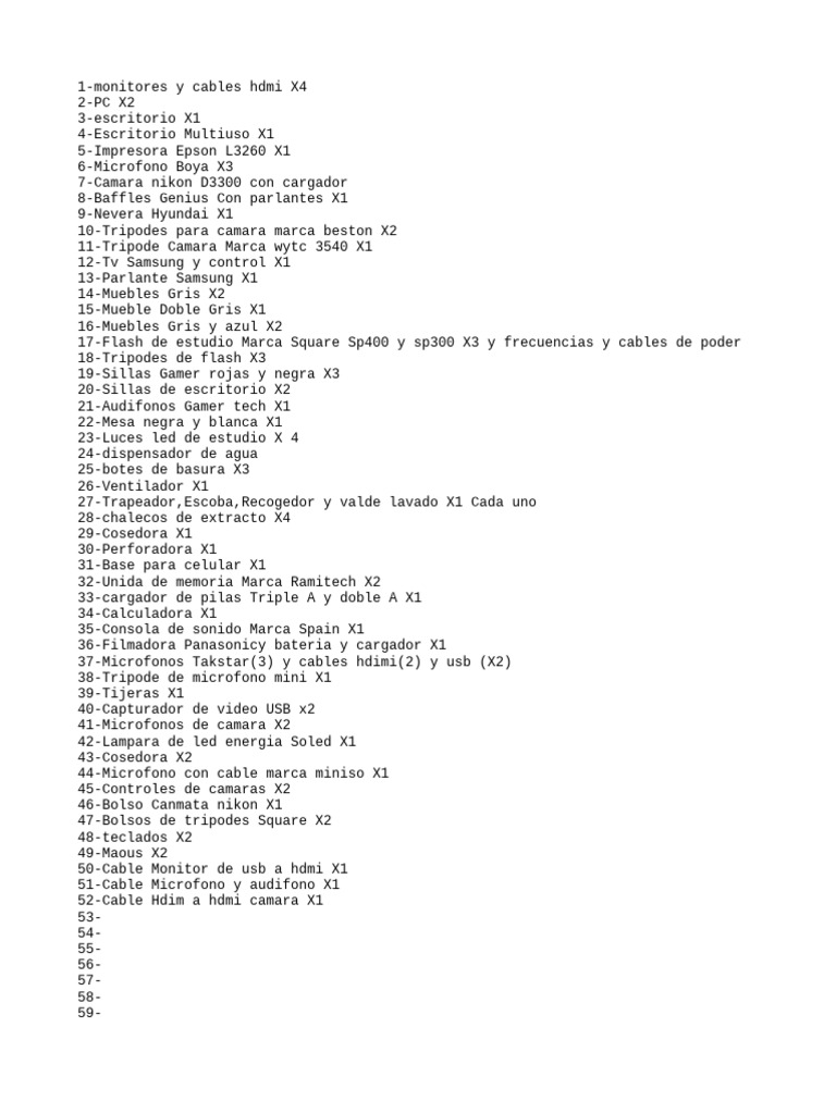 invetarios extracto | PDF