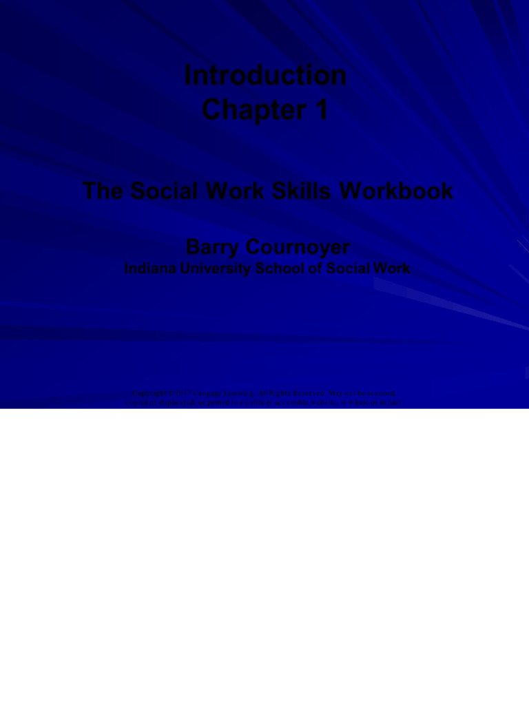 The Social Work Skills Workbook Chapter 1 Powerpoint | PDF | Critical ...