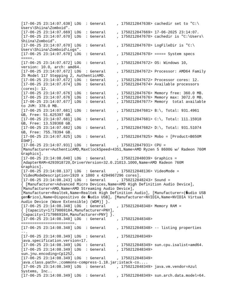 17 06 25 - 23 14 07 - DebugLog | PDF | Computing | Computing Platforms