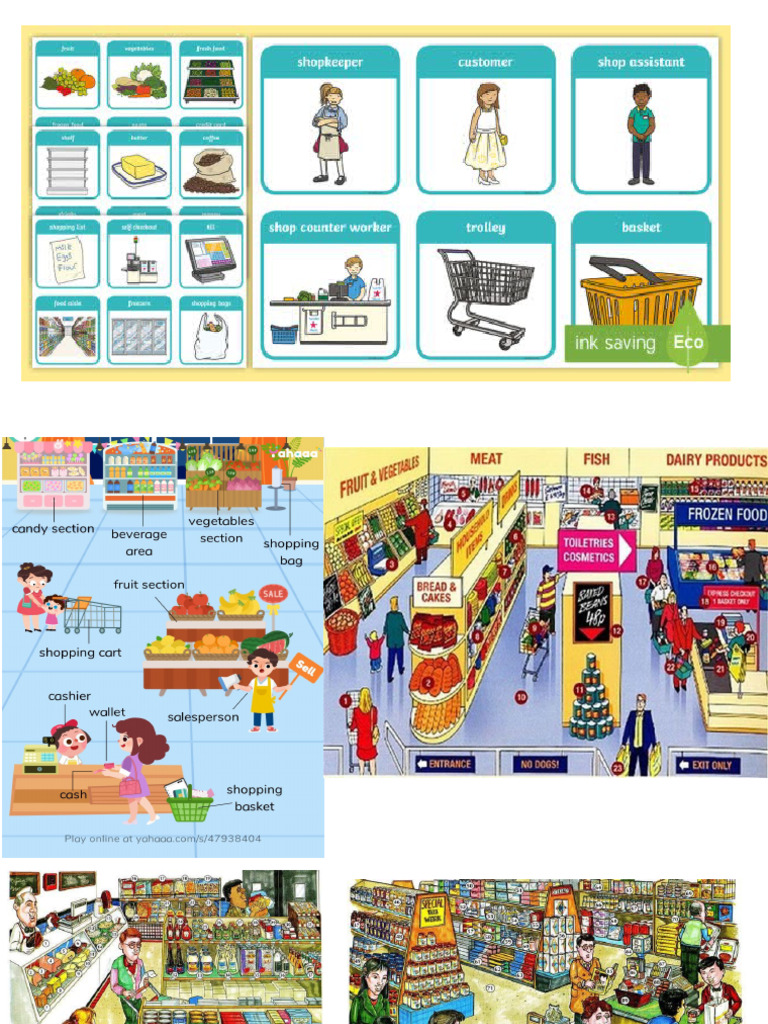 At The Supermarket | PDF