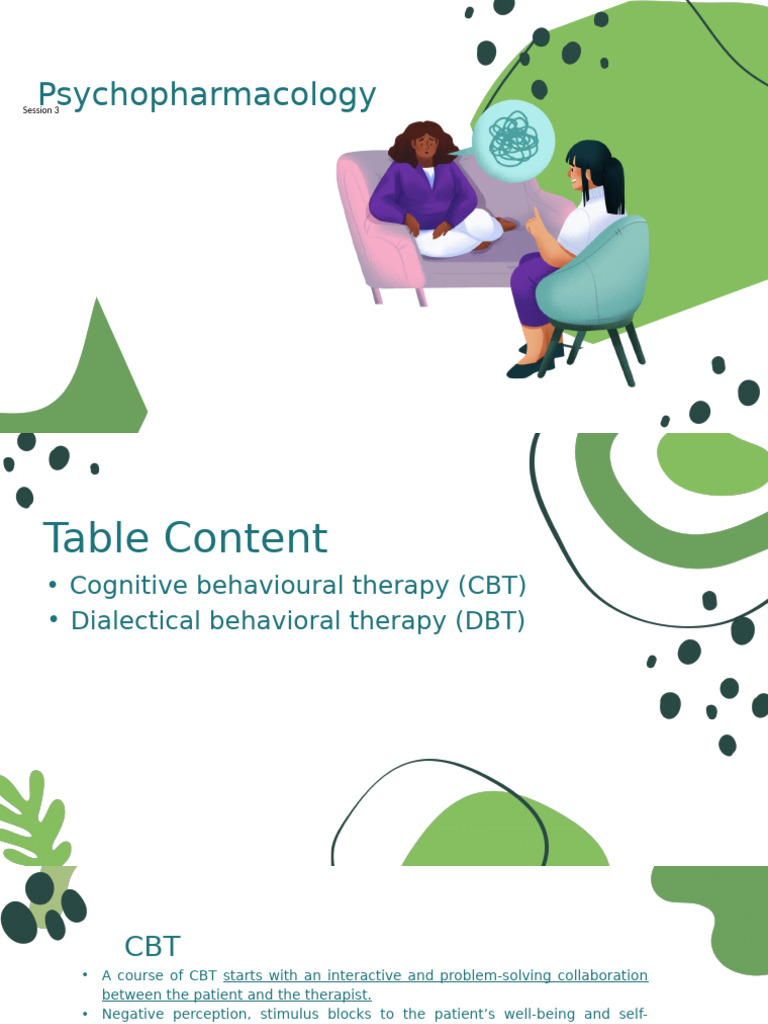 IUP Session 3 Psychopharmacology Even 2024-2025 | PDF