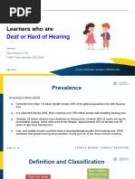 LMH 10 Sound Test | PDF | Deafness | Communication