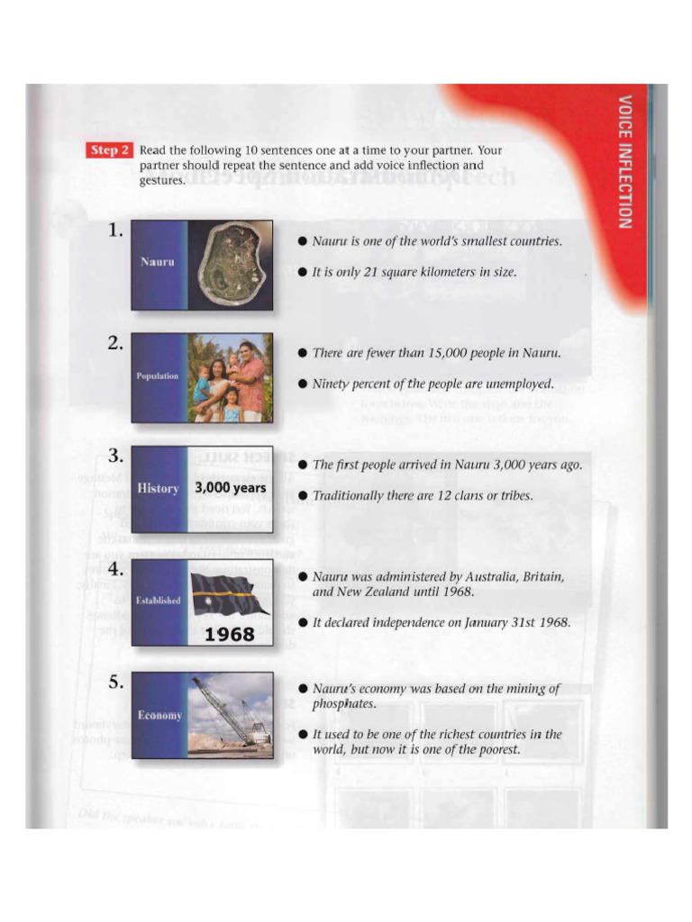 Voice Inflection Practice | PDF