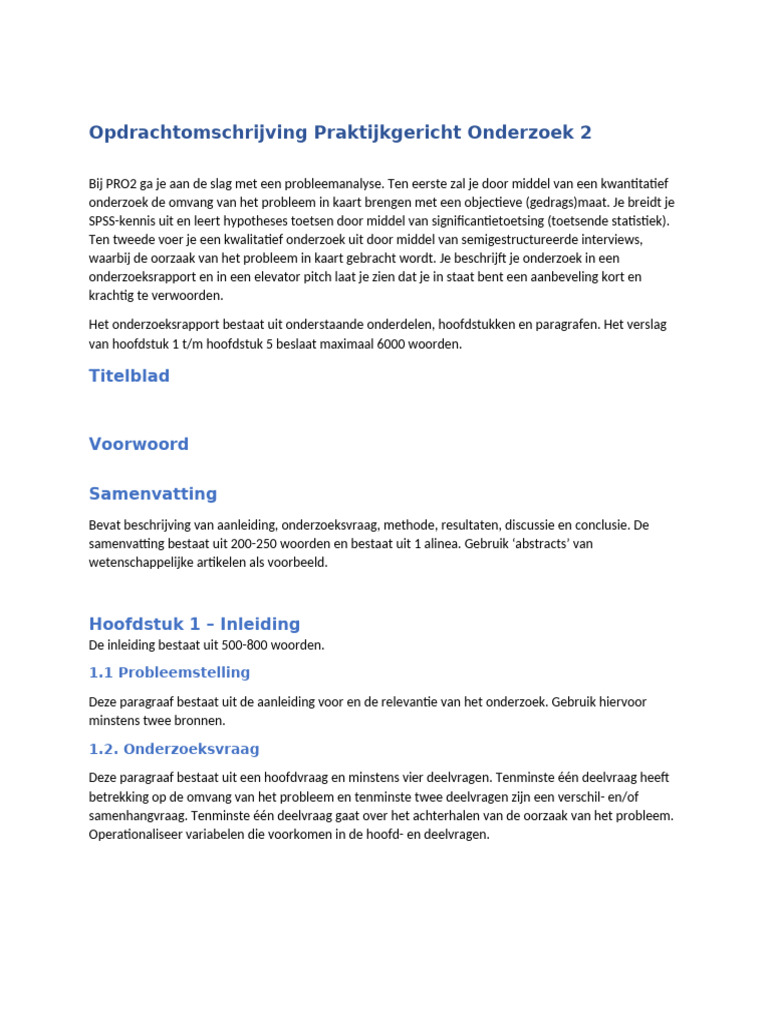 Opdrachtomschrijving | PDF