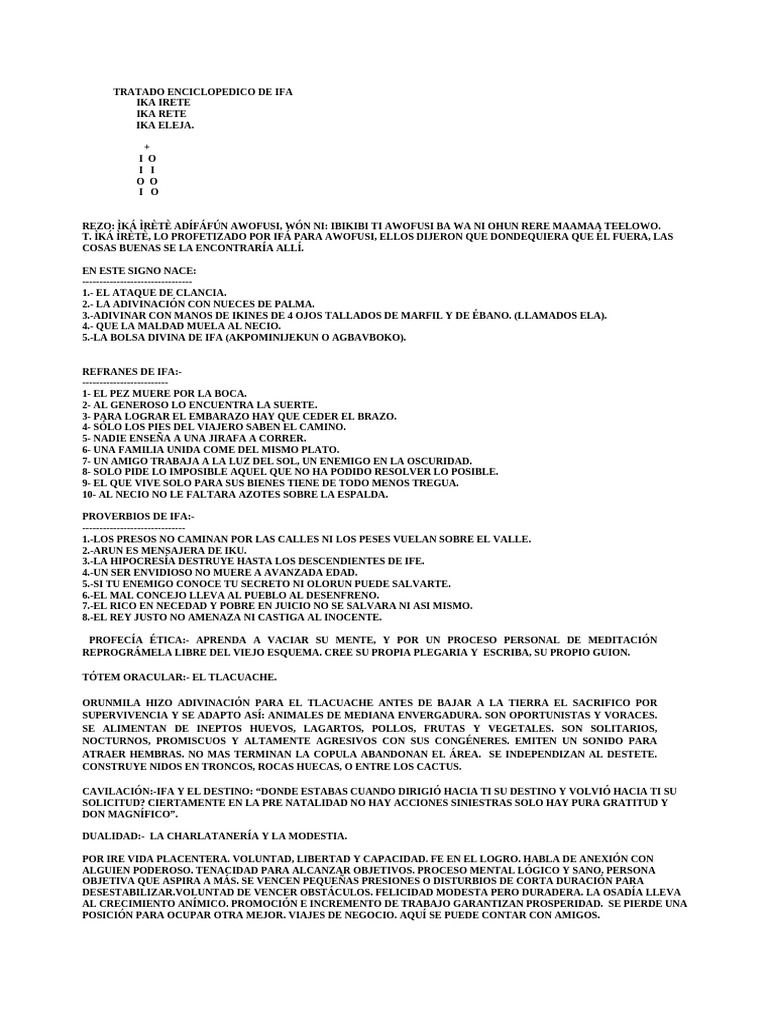 Ika Irete: Significado y Prácticas | PDF