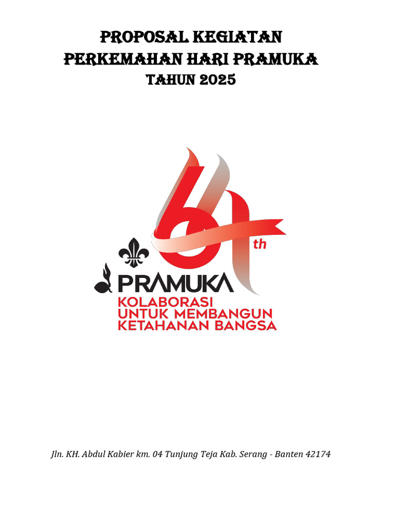 Proposal Hari Pramuka 2025 | PDF