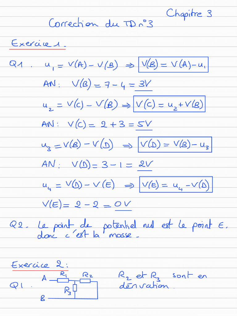 Chap03 TD Correction | PDF