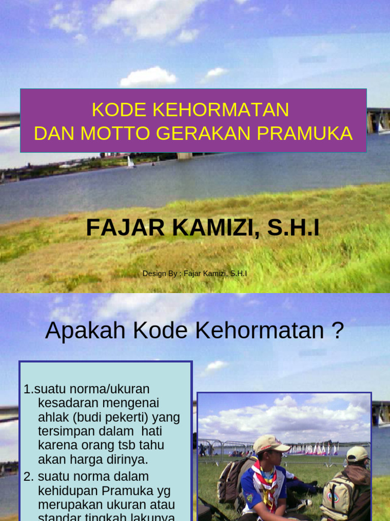 2.4. Kode Kehormatan Dan Motto | PDF
