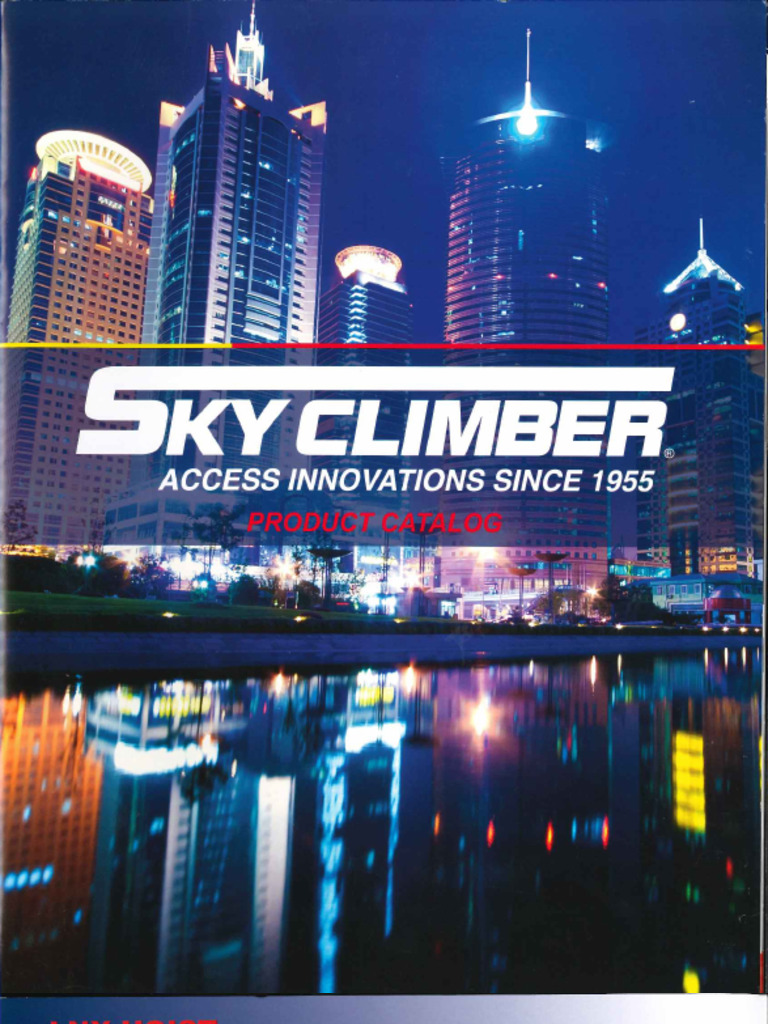 Skyclimber Catalog 2014 | PDF