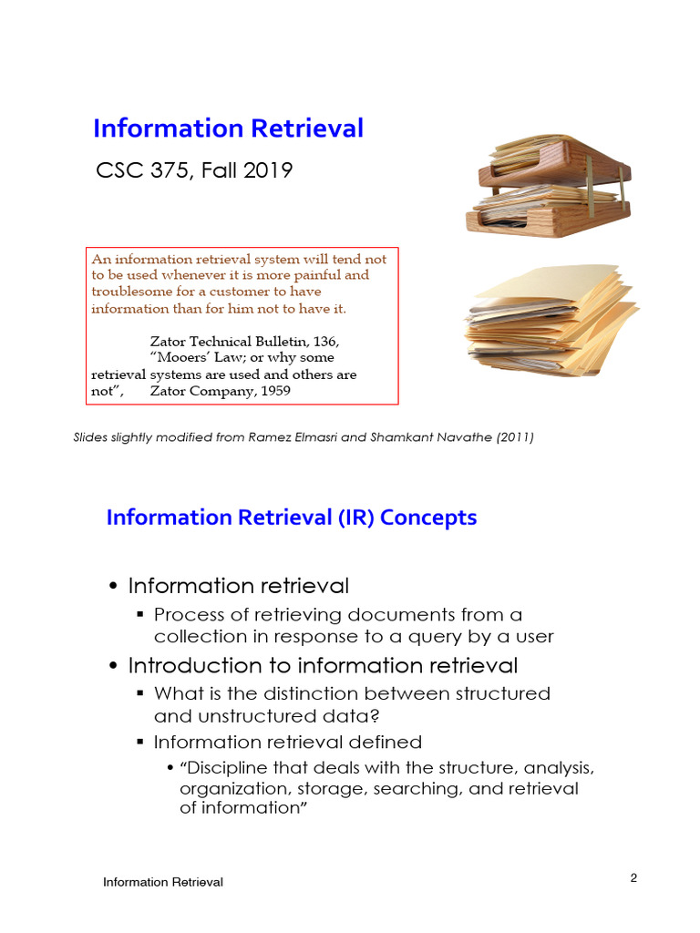 Lecture17 IR | PDF | Information Retrieval | Search Engine Indexing