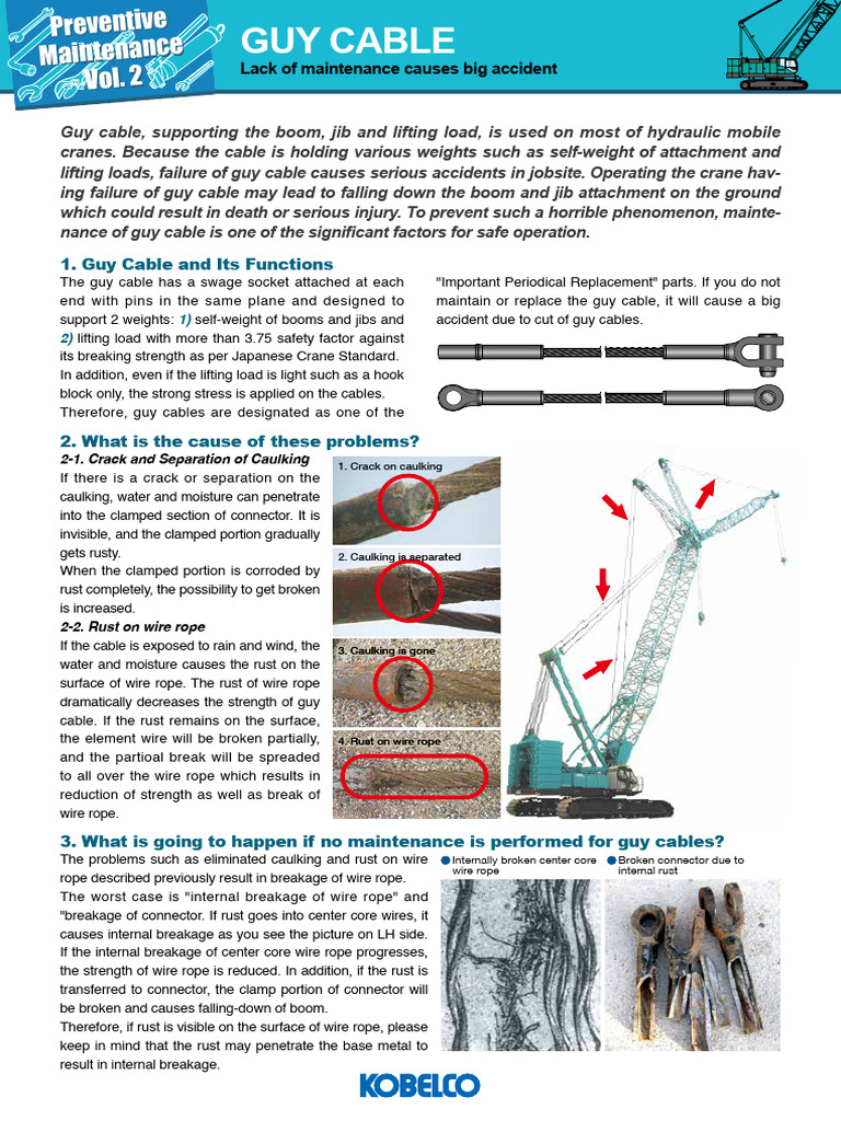 Preventative Maintenace Vol. 2 Guy Cable | PDF | Electrical Connector ...